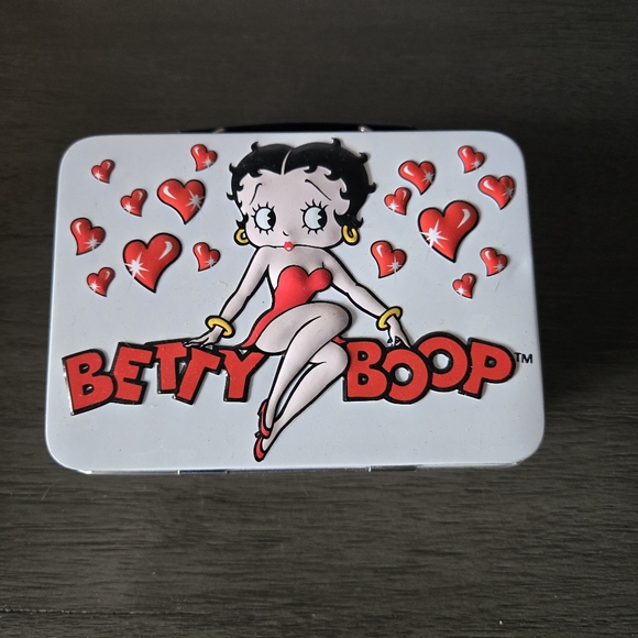 Betty Boop | Other | Betty Boop Tin Box With Red Hearts | Poshmark